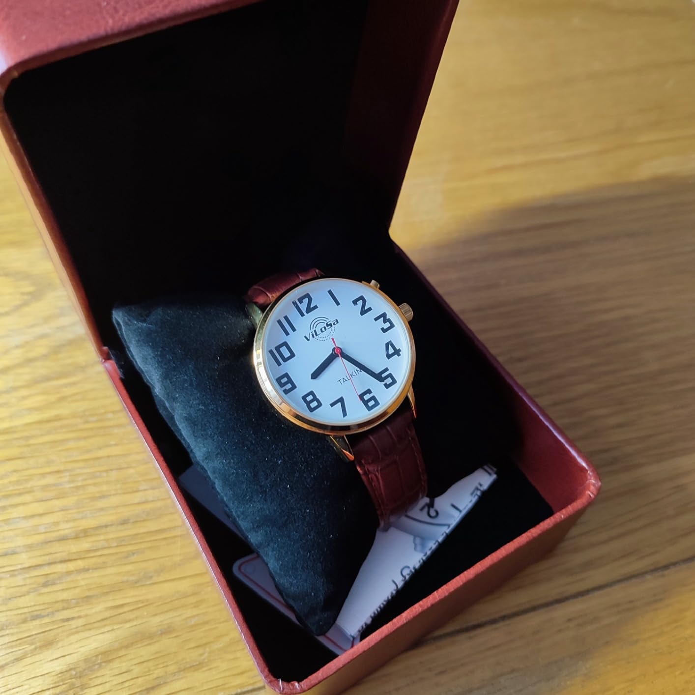 ViLoSa English Talking Watch - Clear and Loud Voice - Talking Time Date ...