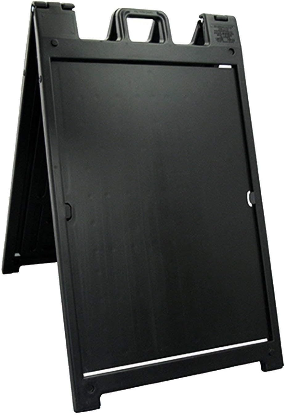 Black Plasticade Signicade Deluxe A-Frame Sidewalk Curb Sign Portable ...