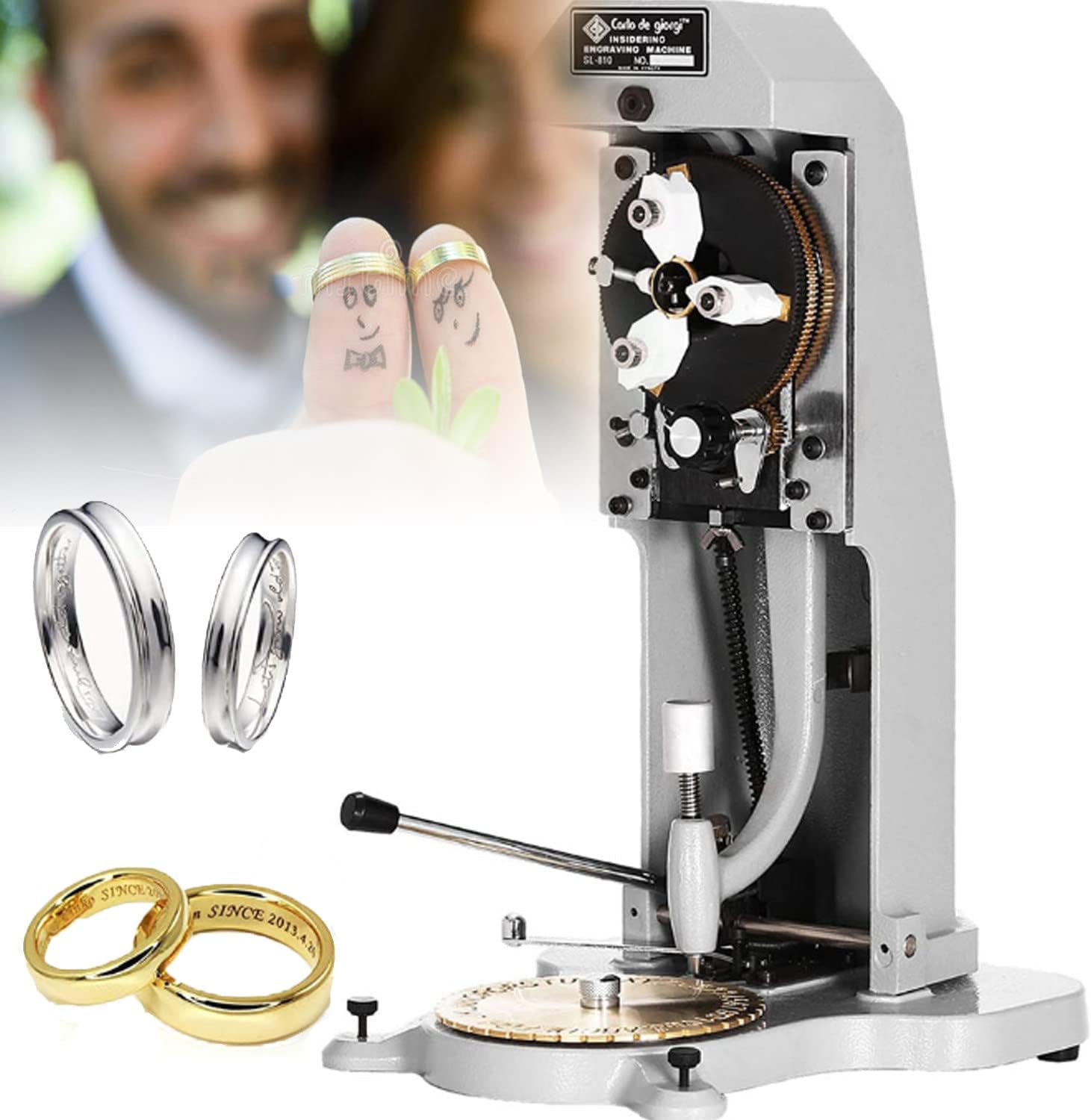Amazon.com: EAGLEG Inside Ring Engraving Machine, Manual Inside Carving ...