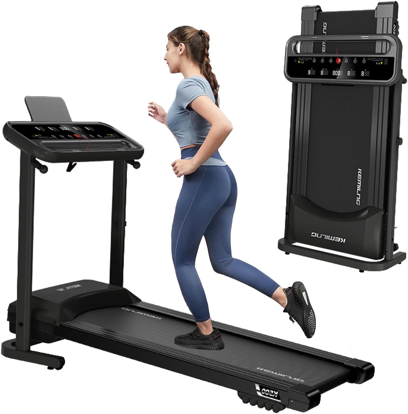 RovyFota Foldable Treadmill, Treadmills Home Fitness Equipment, Cardio ...