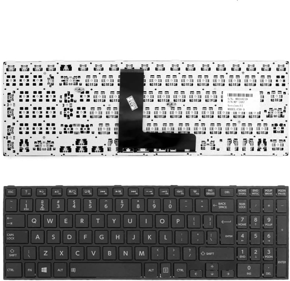 Amazon.com: Laptop Replacement US Keyboard Compatible with Toshiba ...