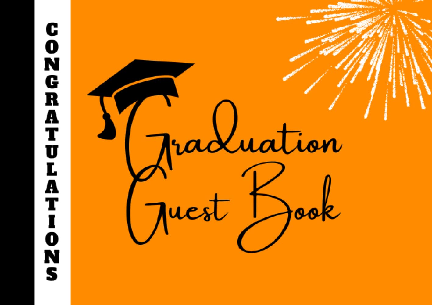 Amazon.com: Graduation Guest Book - Congratulations Graduate ...