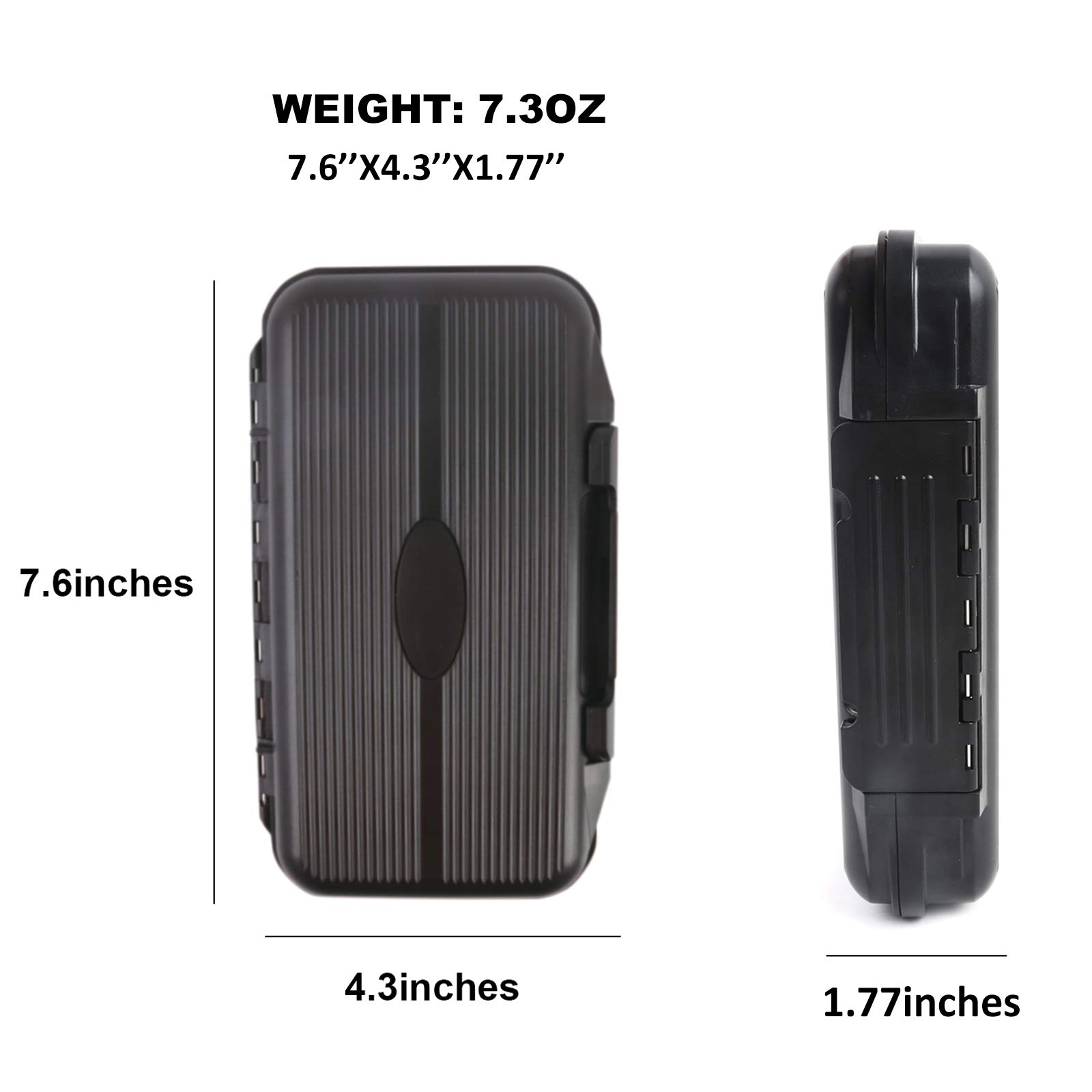 Snapklik.com : Maxcatch Waterproof Fly Box For Fly Fishing Streamer ...