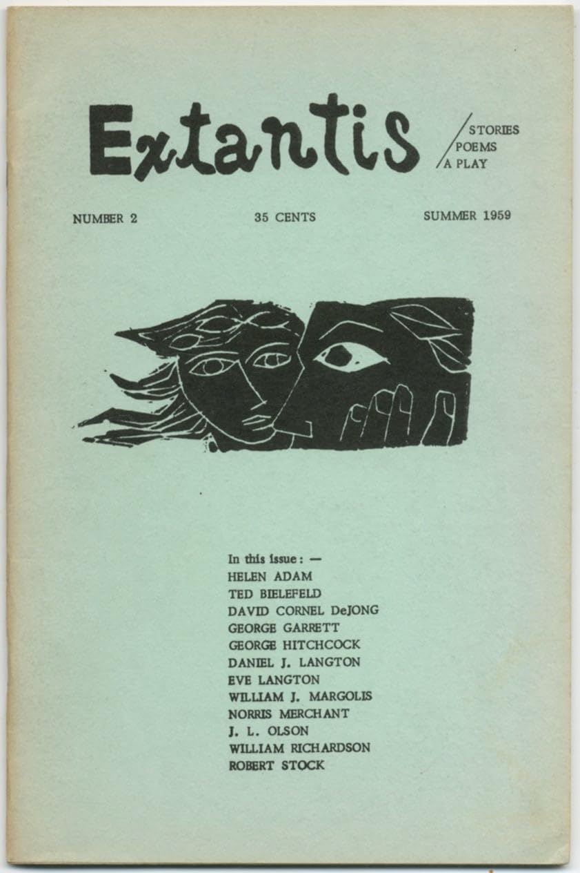 Extantis. Number 2. Summer 1959: Jason Smith: Amazon.com: Books