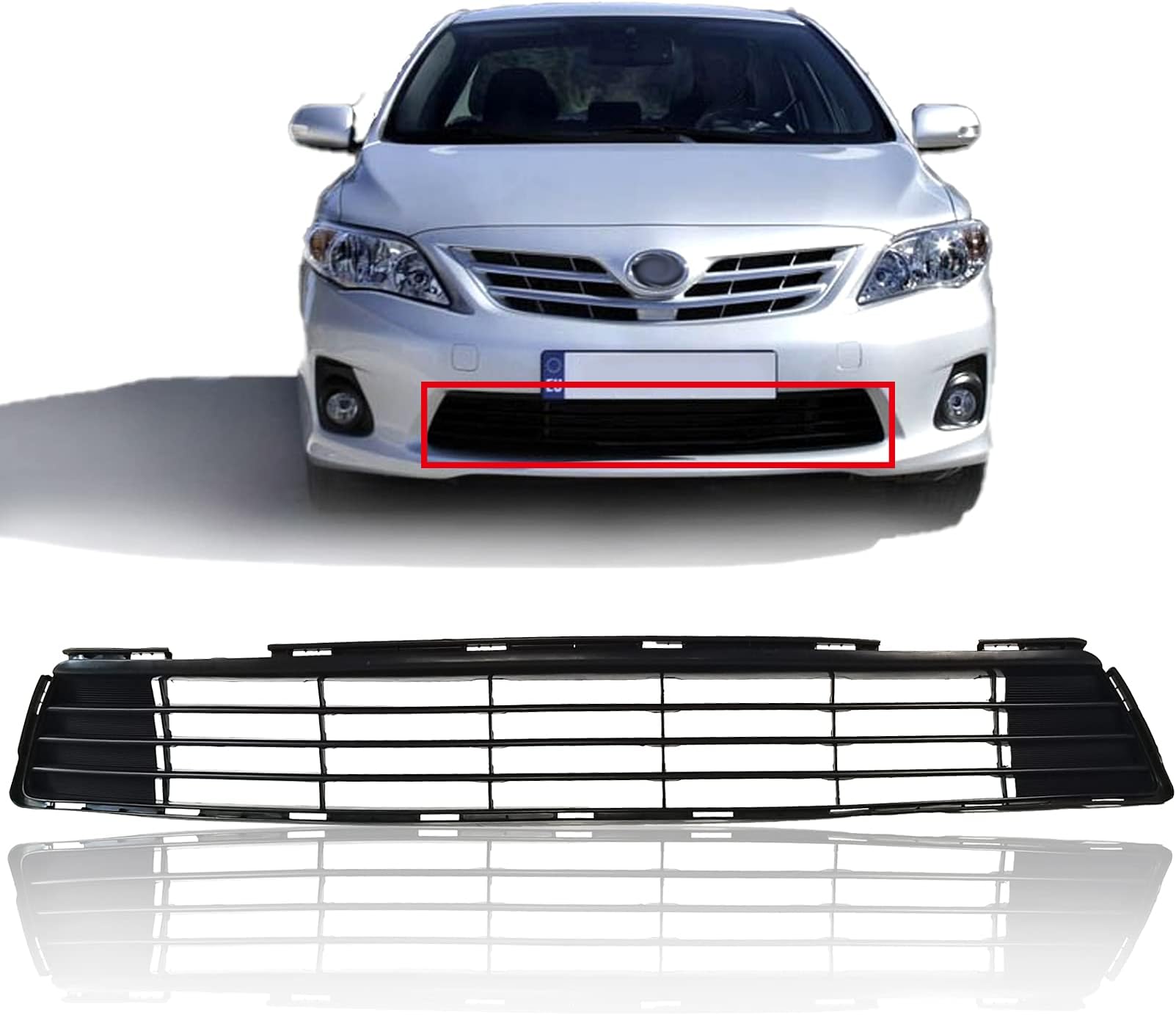 Amazon.com: PENSUN Front Bumper Upper Grill Fit for 2014 2015 2016 ...