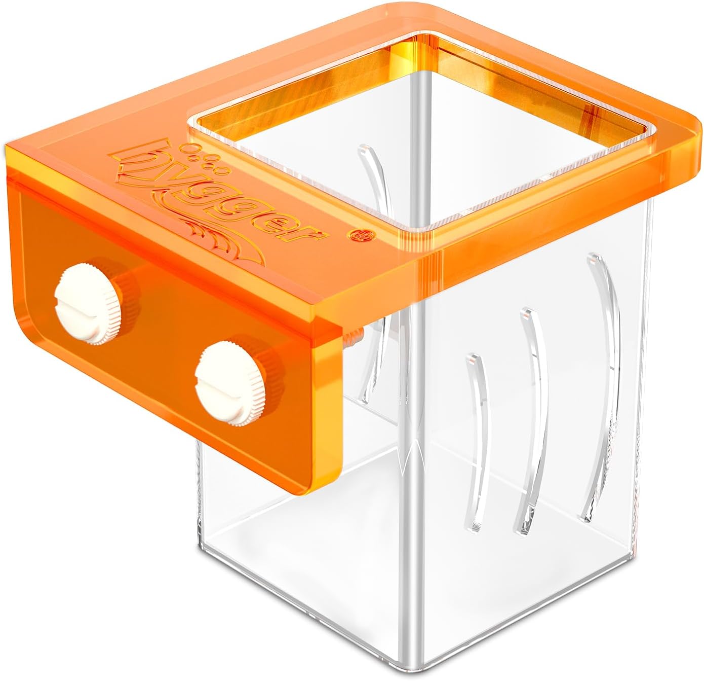 Amazon.com : hygger Fish Food Feeding Bowl, Safe Acrylic Floating Food ...