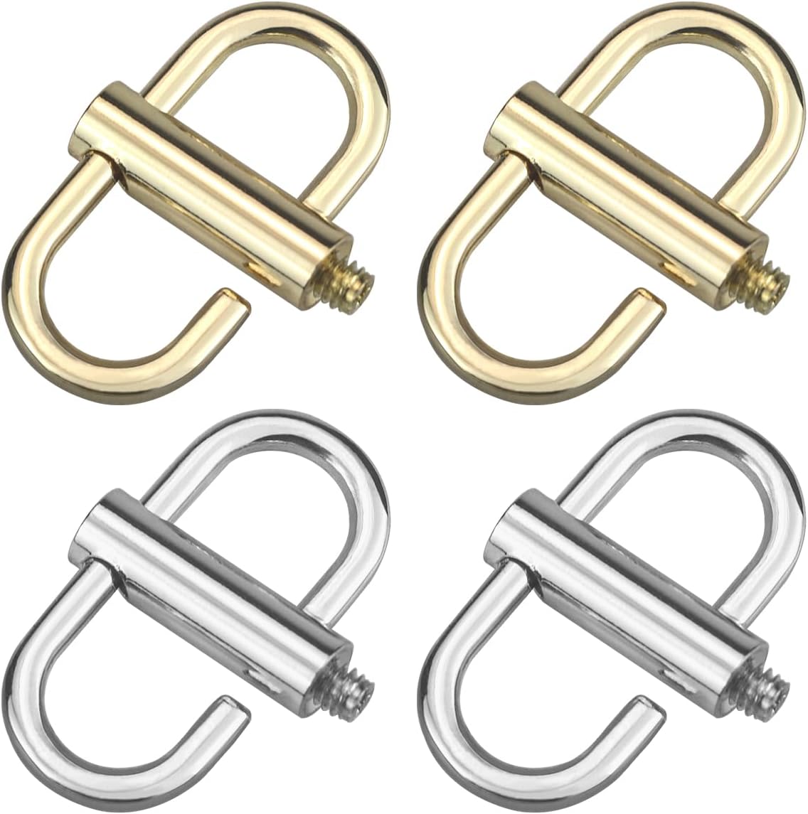 Amazon.com: UPIQNG Adjustable Bag Chain Buckles Gold Sliver Chain Purse ...
