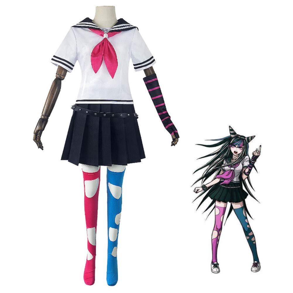 Buy Mioda Ibuki Costume Full Set,Anime Danganronpa Dress Uniform Outfit ...