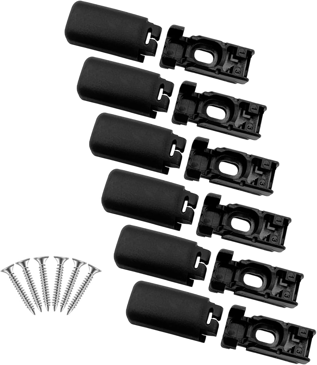 LIbgiubhy 6Pcs Pleated Blind Clamping Brackets Clamping Shoes With ...