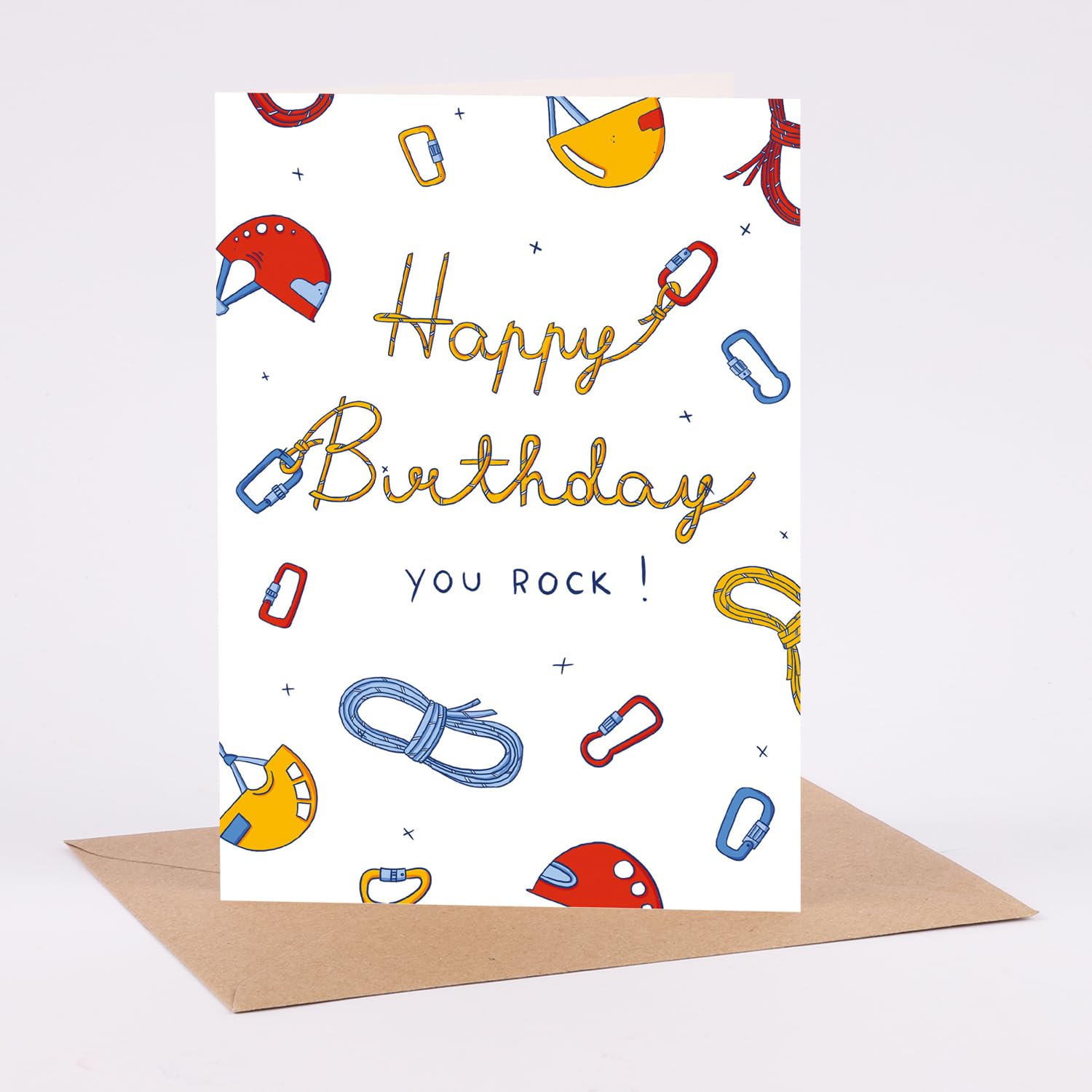 Climbing Birthday Quotes You Rock! Rock Climbing Greeting Card