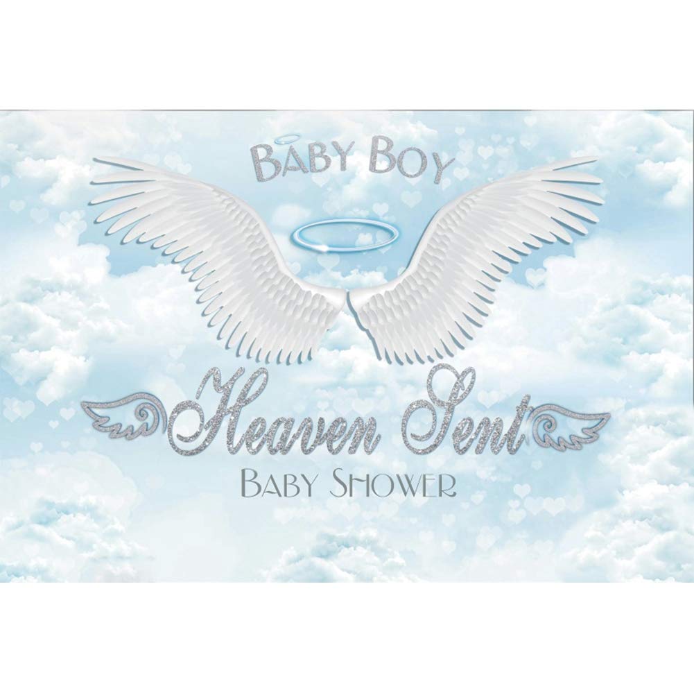 Blue Baby Angel Background