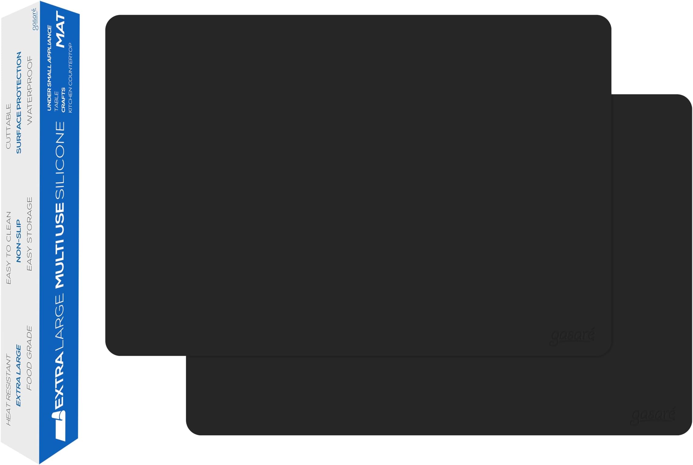 Silicone Counter Mats Set of 2, Heat Resistant, Kitchen Countertop ...