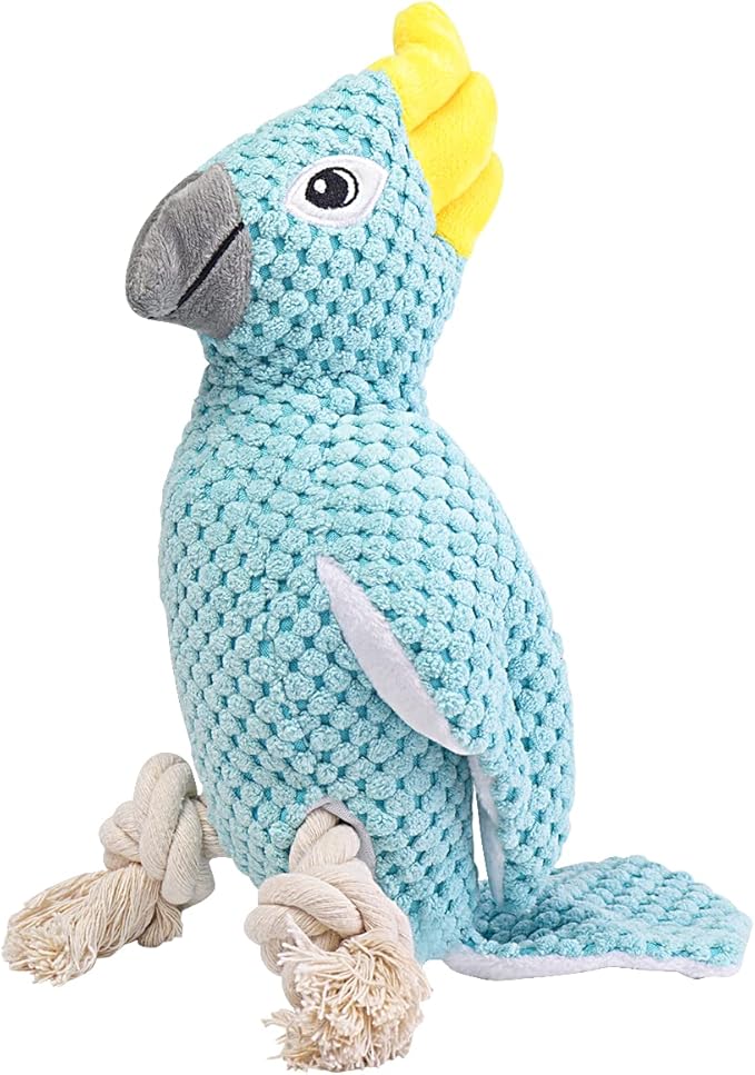 Amazon.com : KuddelMuddel Squeaky Crinkle Dog Plush Toy, Cute Animal ...