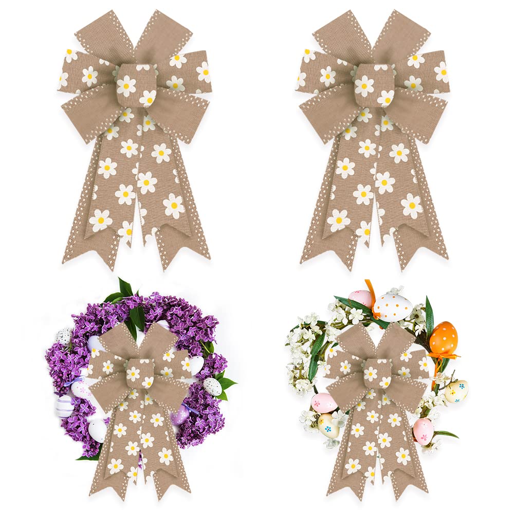 Amazon.com: Estivaux 2 Pieces Spring Bows for Wreath, Spring Summer ...