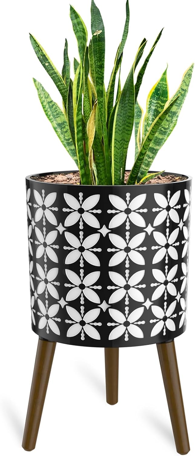Amazon.com : nacltlo 12 Inch Indoor Planter with Stand with Legs ...