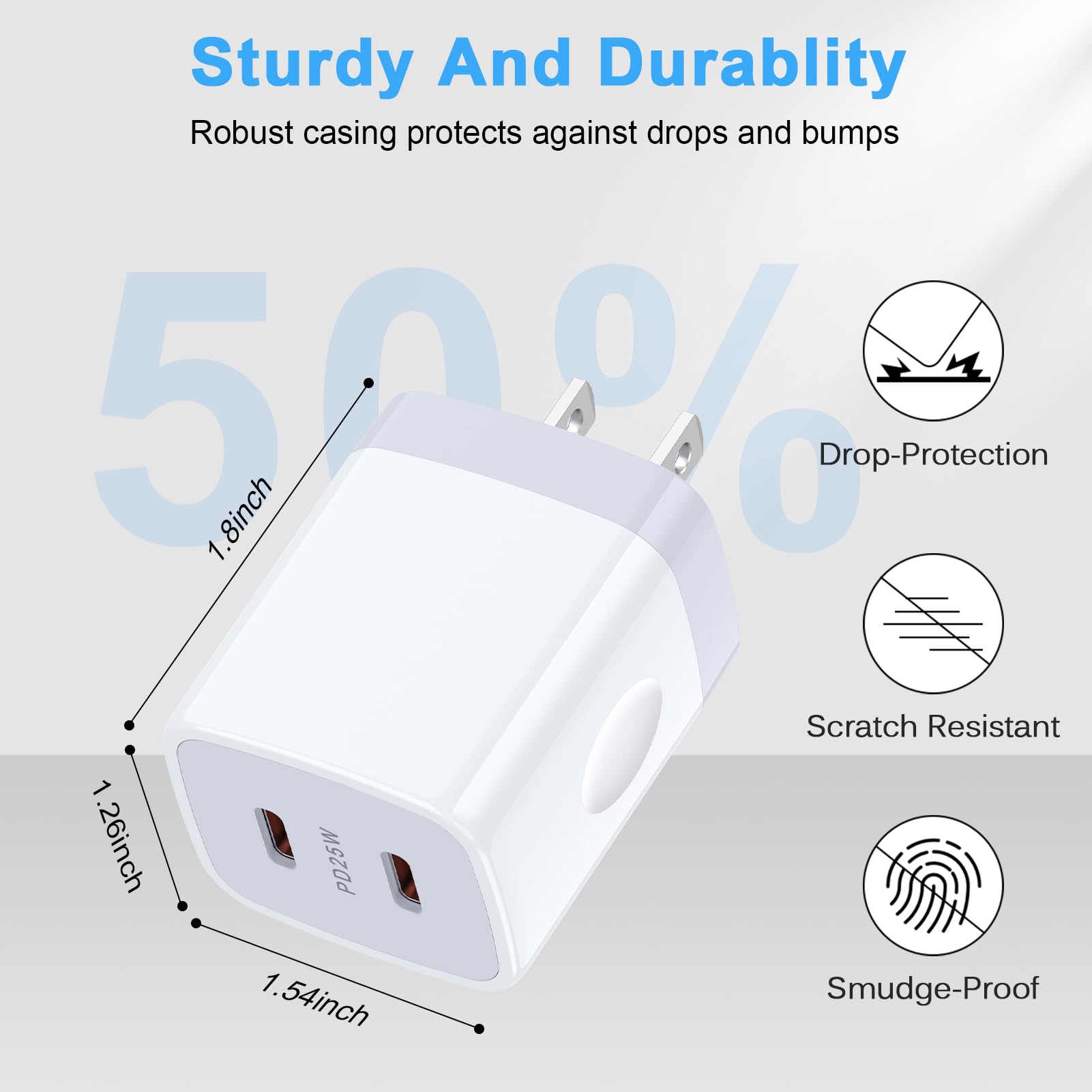 Snapklik.com : 25W Samsung A16 5G Fast Charger Block Phone Charger Box ...
