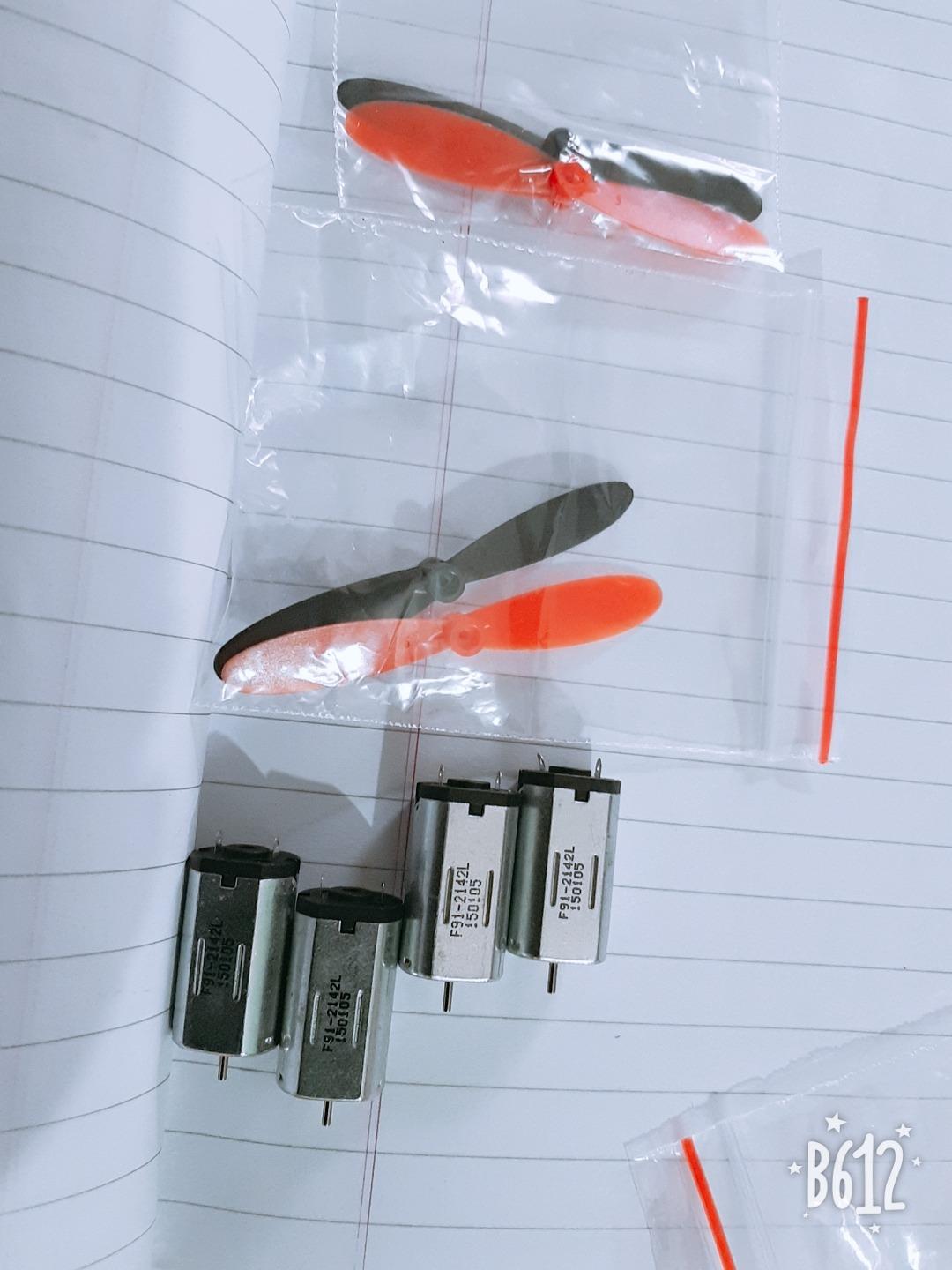 4PCS N30 3.7V Mini Drone DC Motor 10x12x20mm 25000 RPM + 4Pcs 55m ...