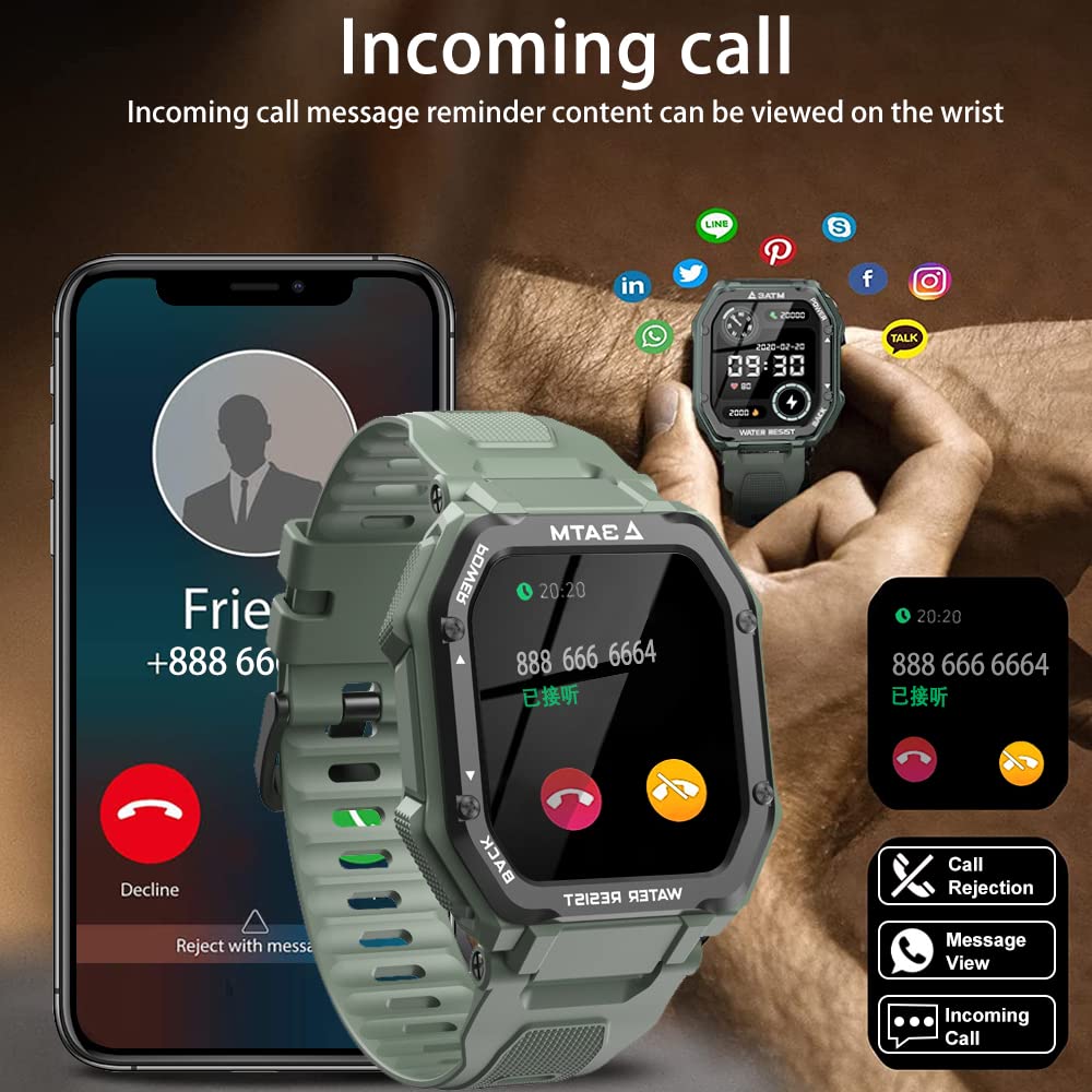 Army Series Smartwatch Military Grade FREE UK Delivery