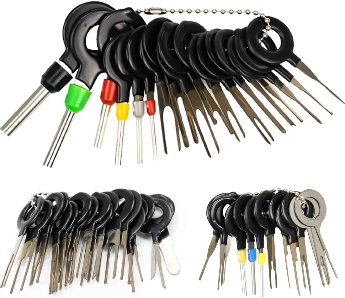 AUTOXBERT Terminal Removal Tool Kit, 52Pcs Terminal Ejector Kit for Car,Pin Extractor Tool Set ...