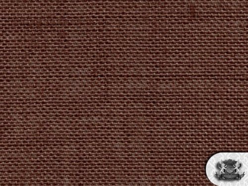 Amazon.com: Dark Brown Burlap Fabric 60" by The Yard : Arts, Crafts ...