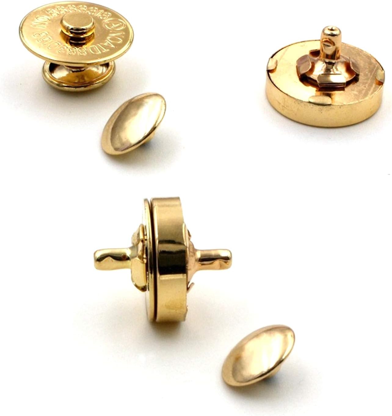Amazon.com: Sbest 20 Sets 18MM Coppery Strong Magnetic Button Clasps ...