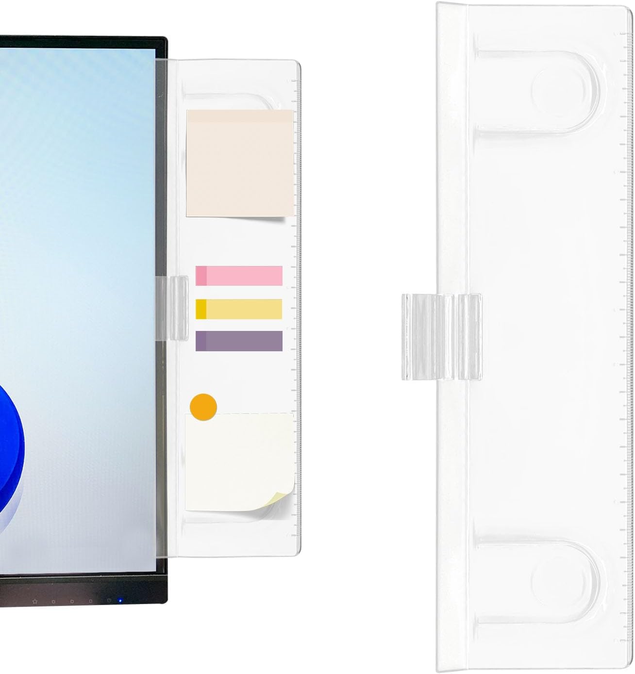 Amazon.com : ZUFECY Monitor Memo Board Computer, Removable Clip Type ...