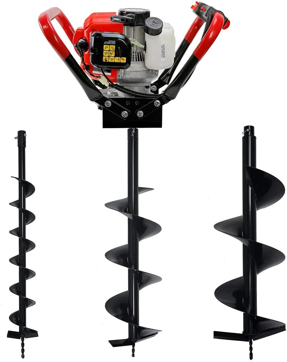 Amazon.com : XtremepowerUS Gas-Powered Post Hole Digger Plant Dig Dirt ...
