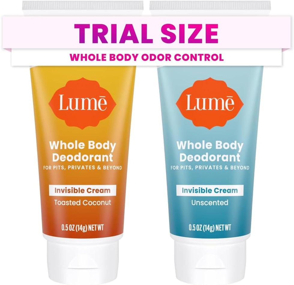 Amazon.com : Lume Whole Body Deodorant - Mini Travel Size Invisible ...