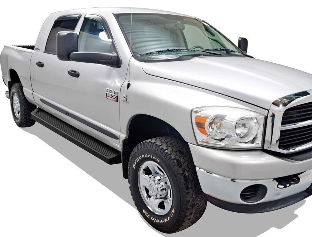 APS Aluminum Nerf Bars Side Steps Quad Cab APS Silver Running Boards ...