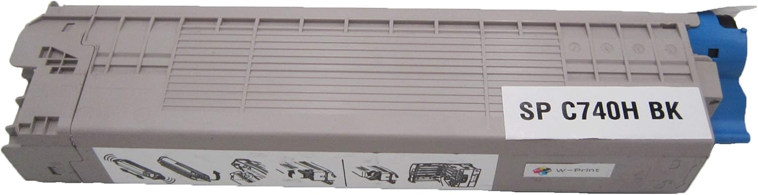 Amazon.co.jp: W-Print リコー用 SP C740H BK ブラック 大容量 再生トナーカートリッジ SPC740/SPC750/SPC750M/SPC751/SPC751M ...