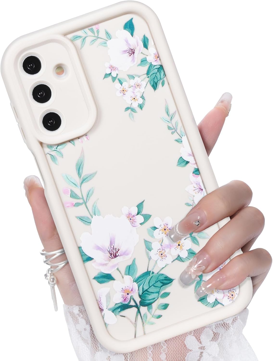 Amazon.com: CASBST for Samsung Galaxy A15 5G Case, Creative Flower ...