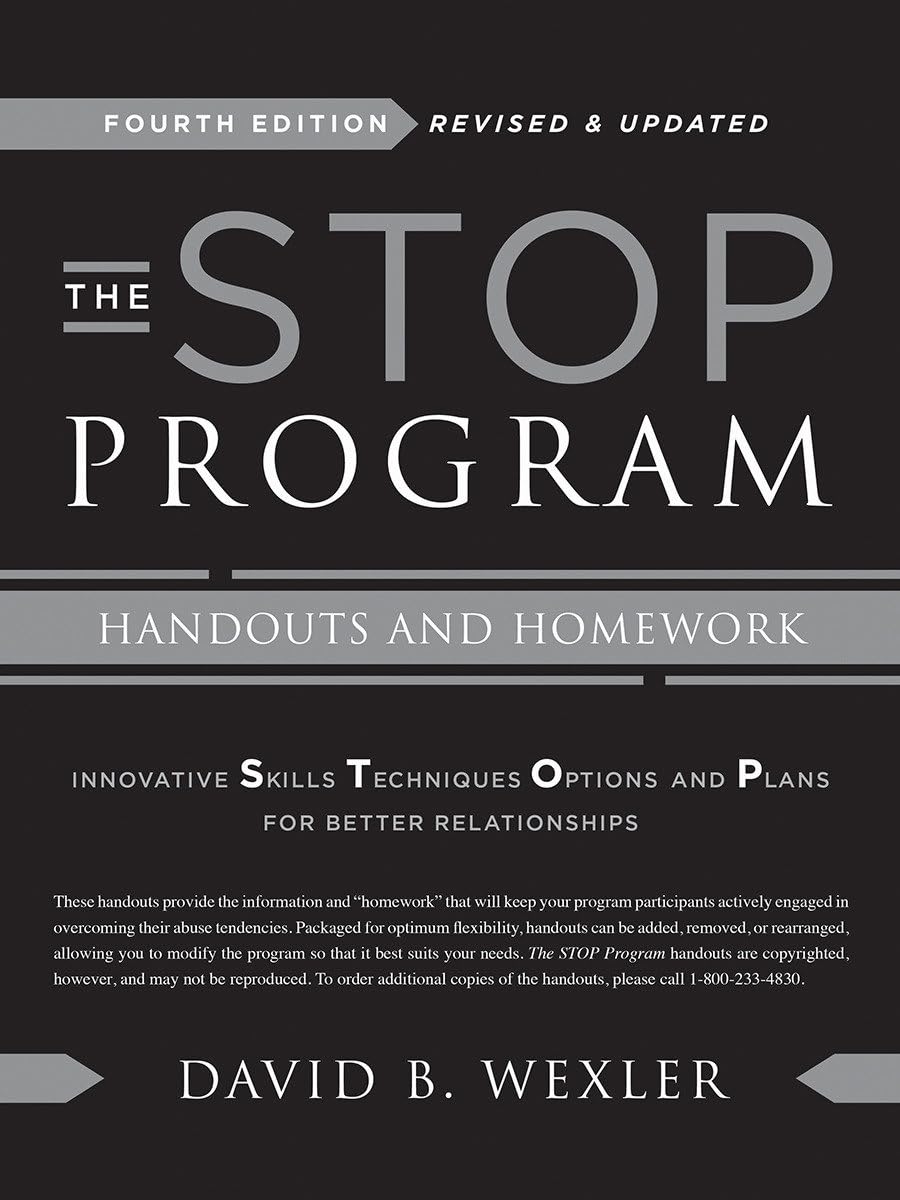 The STOP Program: Handouts and Homework: Wexler Ph.D., David B ...