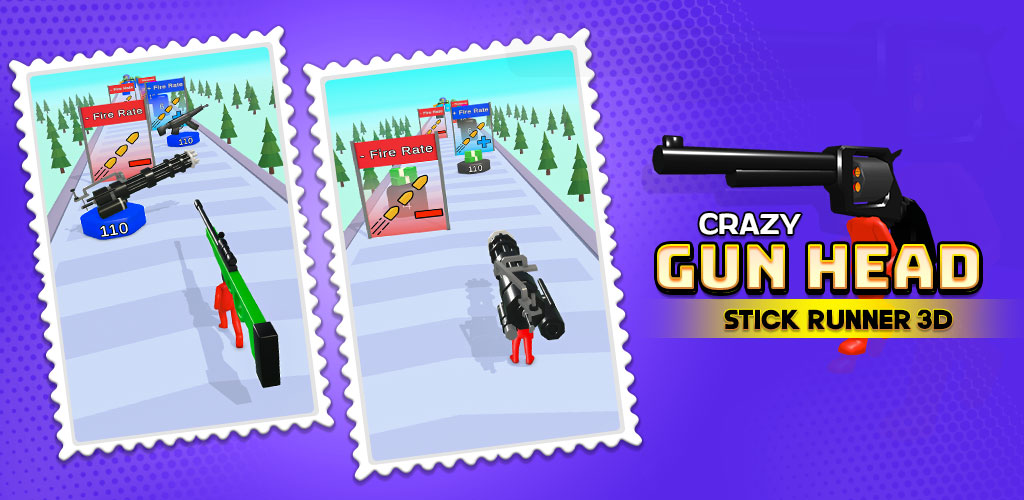 Gun Head Stickman Run: Weapon Evolution Shooter Master 3D - Stick ...
