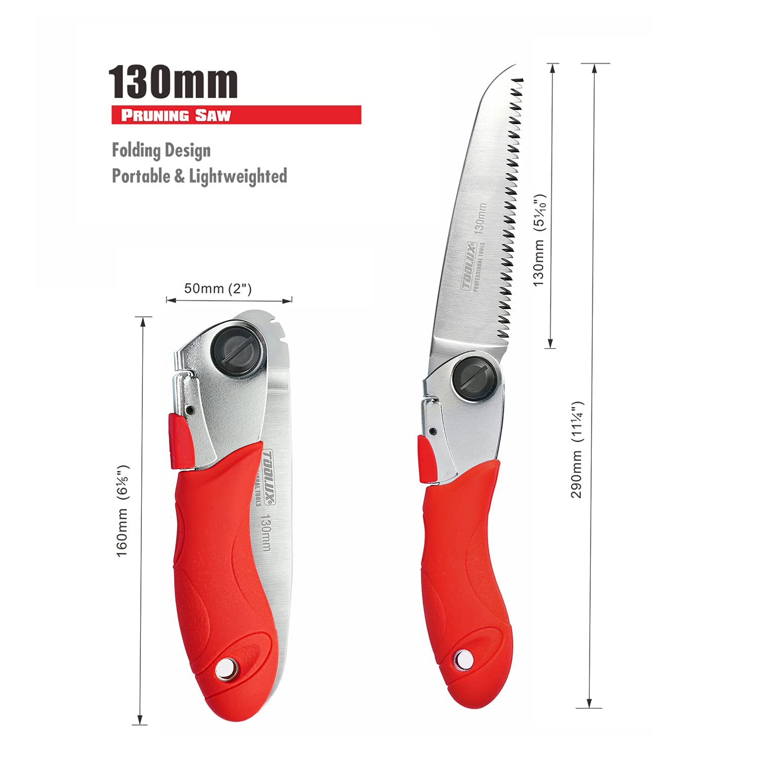 Snapklik.com : TOOLUX Folding Saw, 5inch Small Pruning Saw For Tree ...