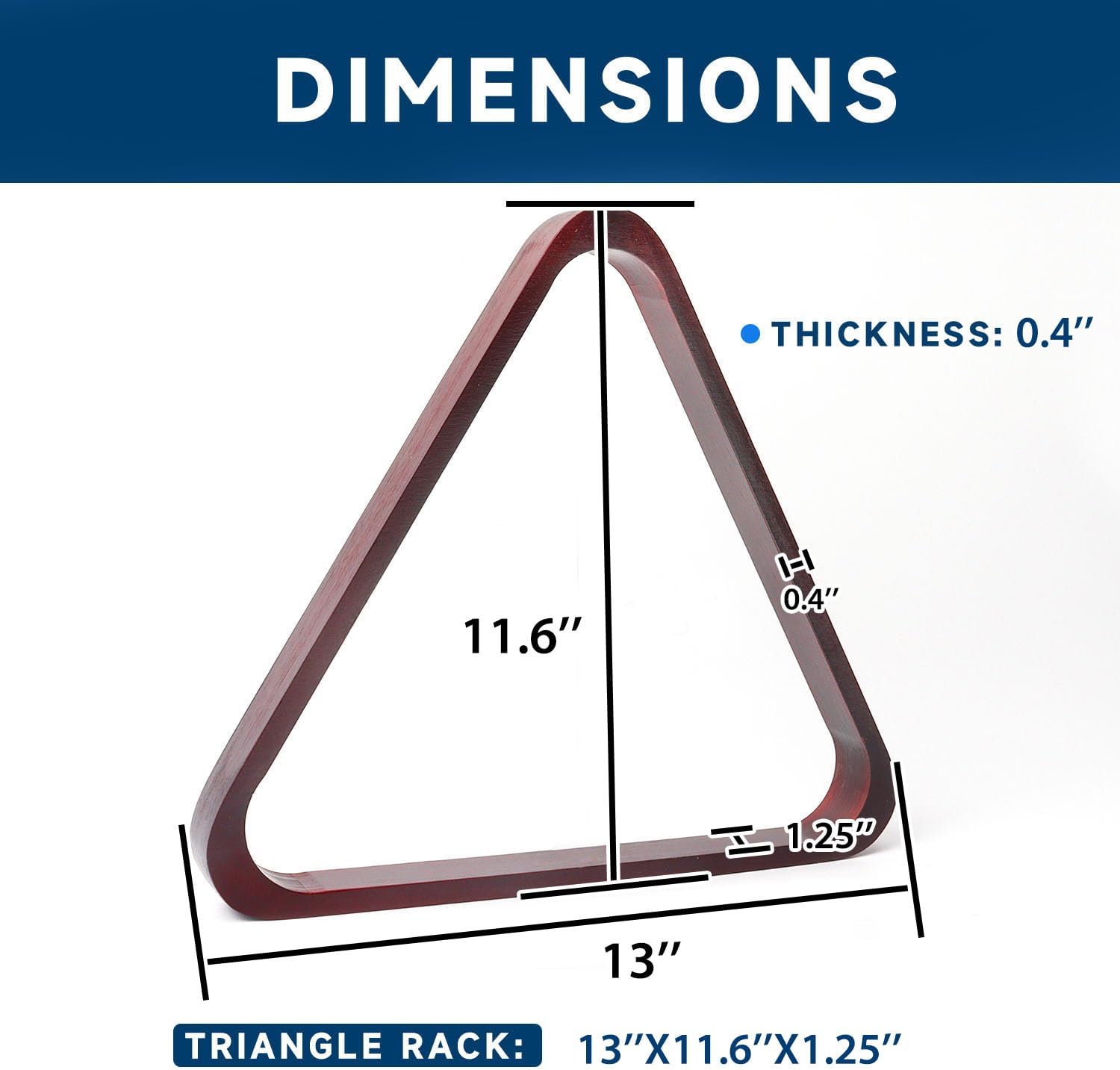 GSE Solid Wood Billiard 8-Ball Triangle 9-Ball Diamond Pool Ball Racks ...