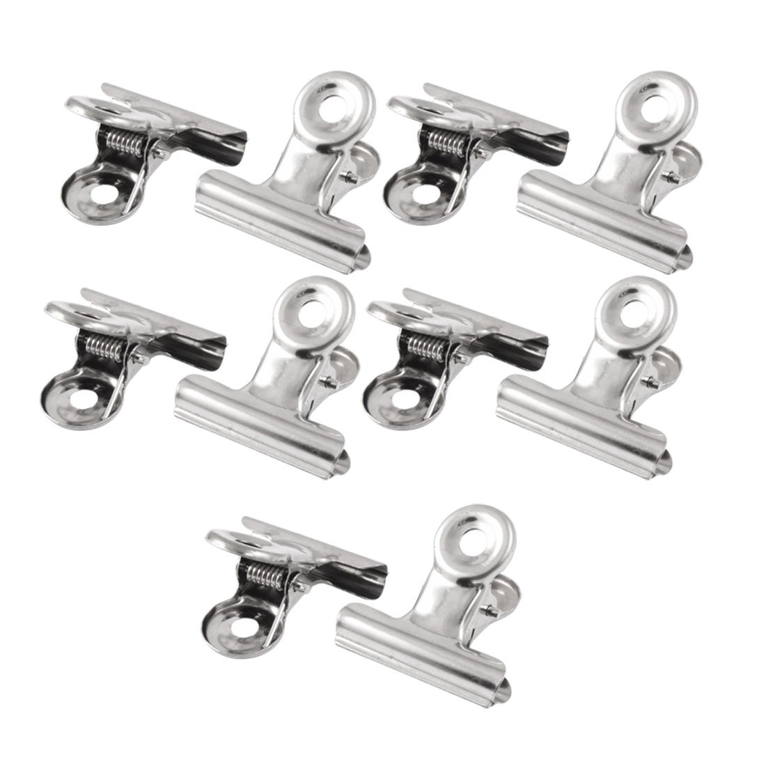 Sourcingmap Bulldog Clips 1.2 Inch, 10 Pack Metal Hinge Clips for ...