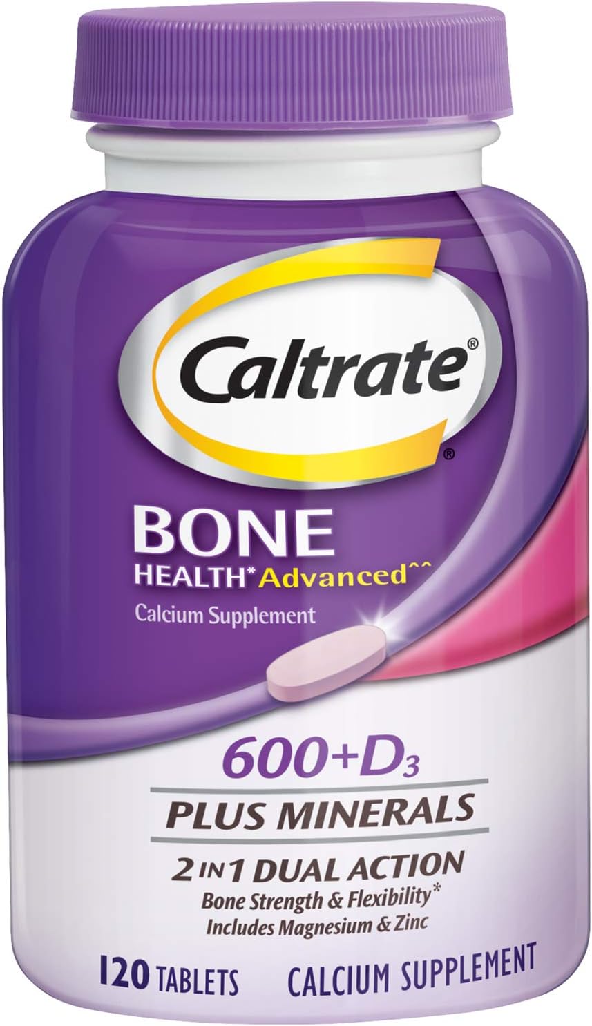 Amazon.com: Caltrate Bone Health Advanced 2in1 Dual Action Minerals ...