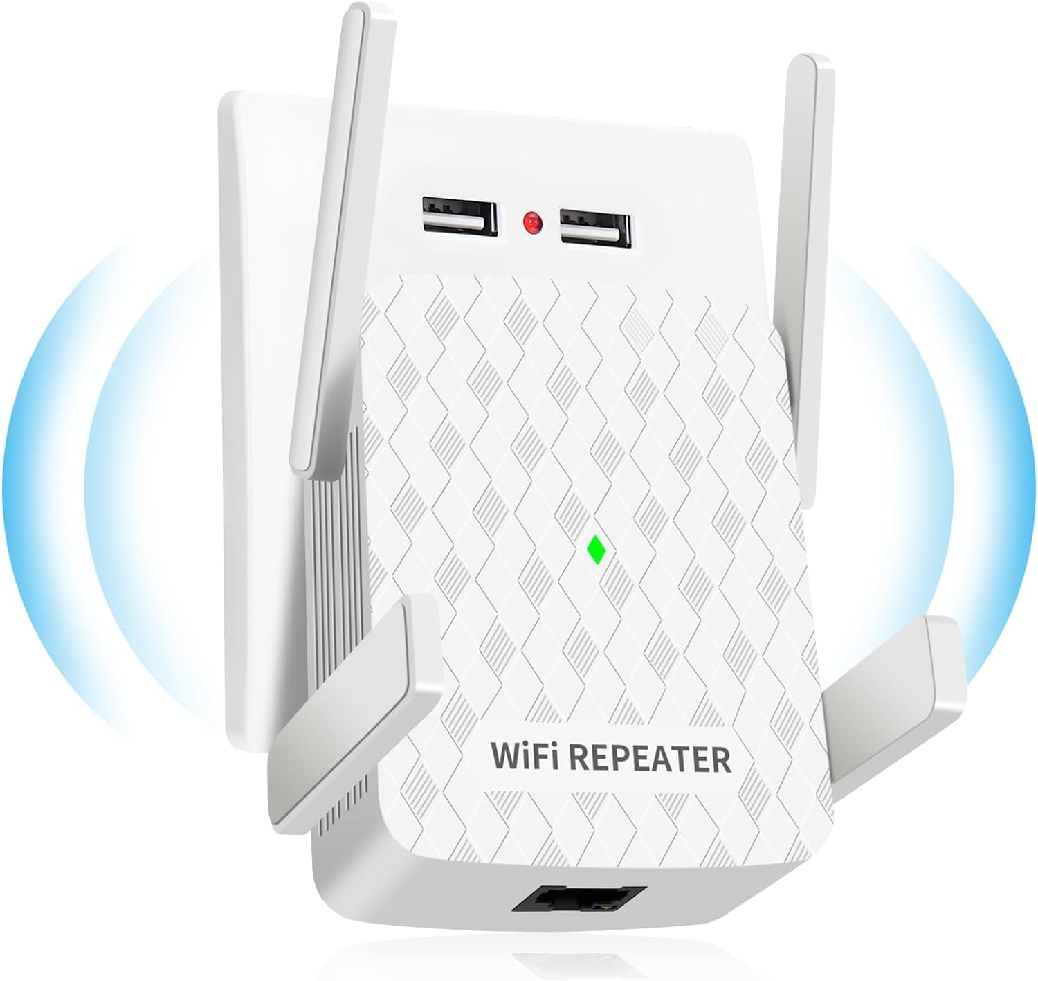 WiFi Extender Booster, 1200Mbps WiFi Booster, 5GHz & 2.4GHz Dual Band ...
