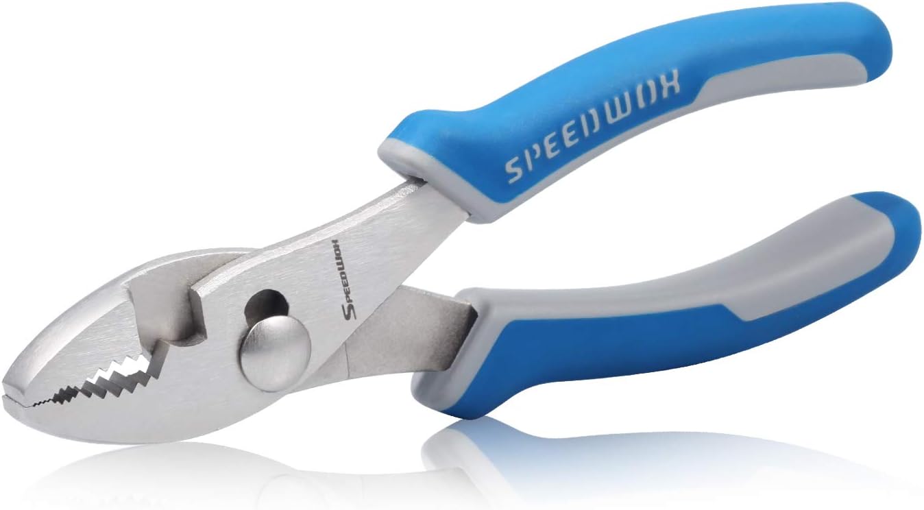SPEEDWOX Slip Joint Pliers 6 Inch Combination Slip Joint Pliers with ...