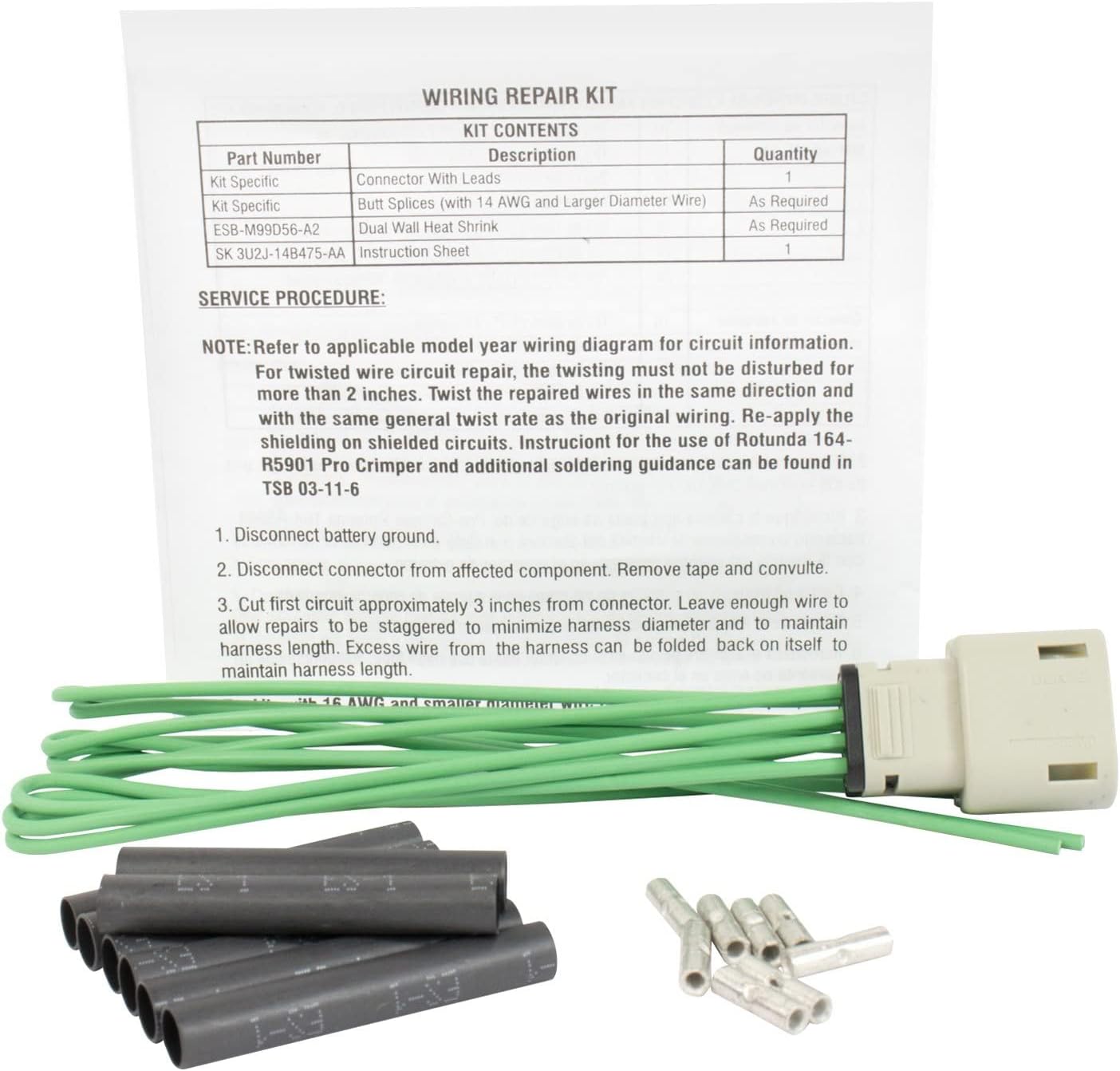 Amazon.com: Motorcraft - Wire Asy (P) (WPT1414) : Automotive