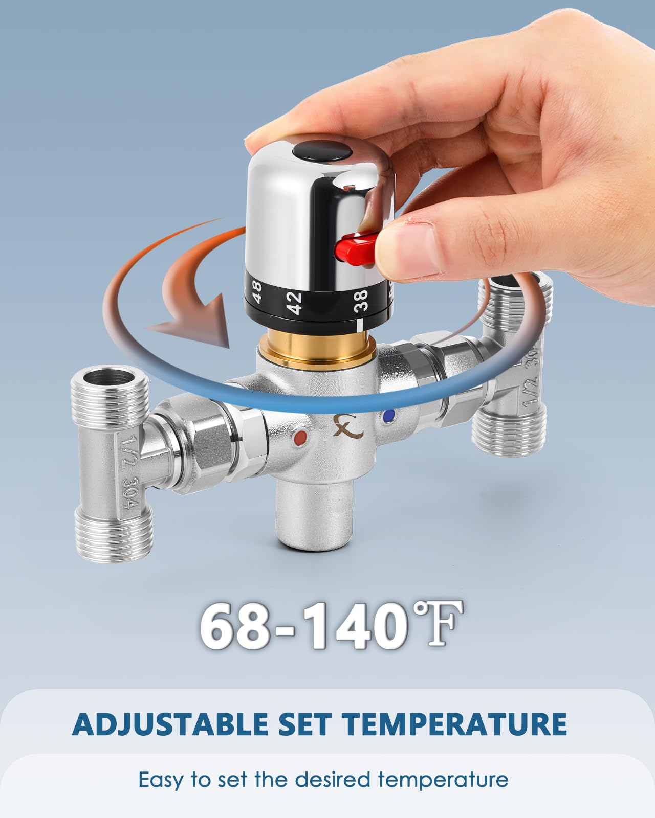 Snapklik.com : Moonshan Adjustable Temperature Bypass Sensor Valve Kit ...
