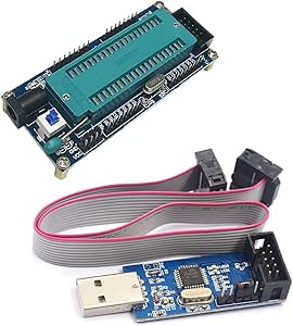 Amazon.com: CATSELURRY Development Board AVR ATMEGA System Development Board and 5V USB ATMEGA8 ...