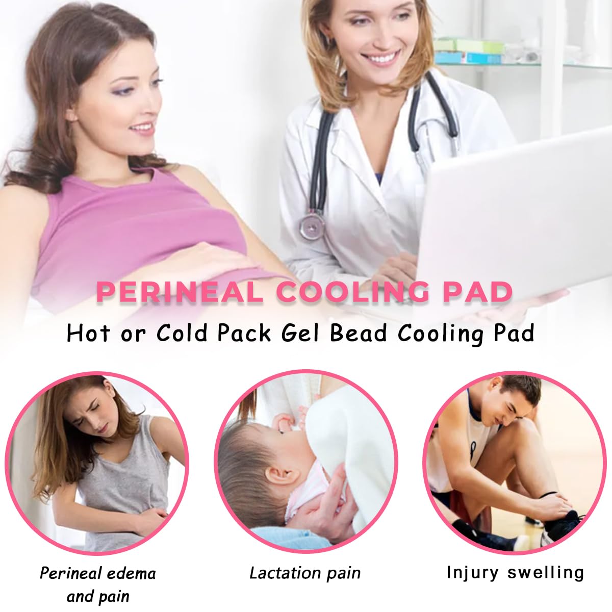 Snapklik.com : Perineal Ice Packs For Postpartum Reusable, Perineal ...