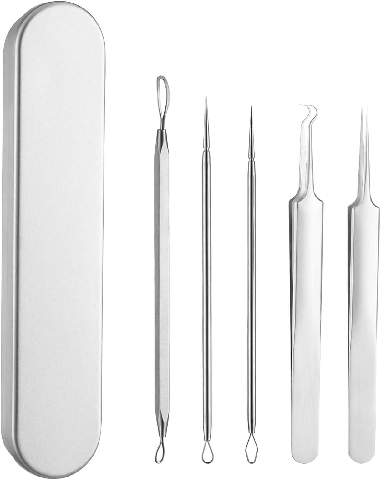Amazon.com: 5PCS Acne Extraction Tools, Blackhead Remover Tools, Acne ...