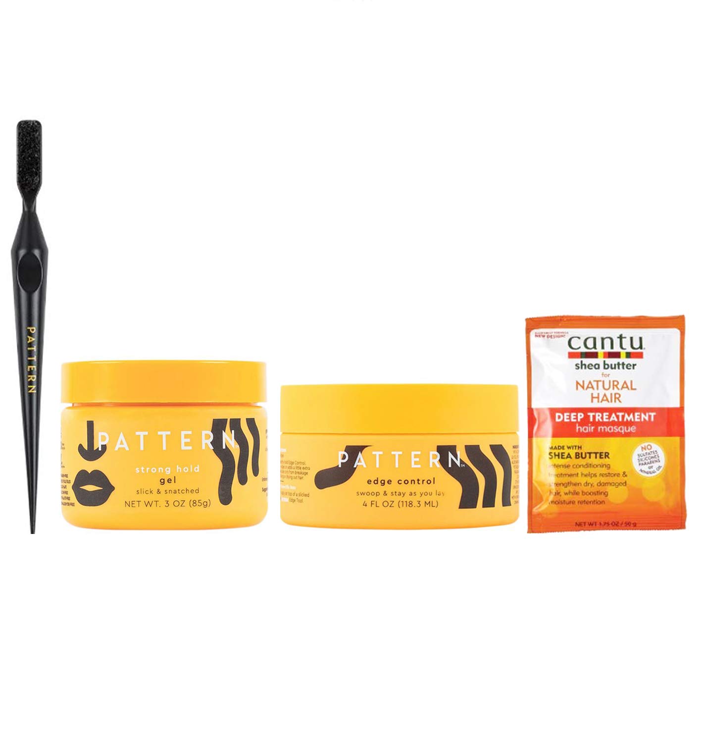 Pattern Curl Hair Styling Kit Includes Gel Edge Control And Edge ...