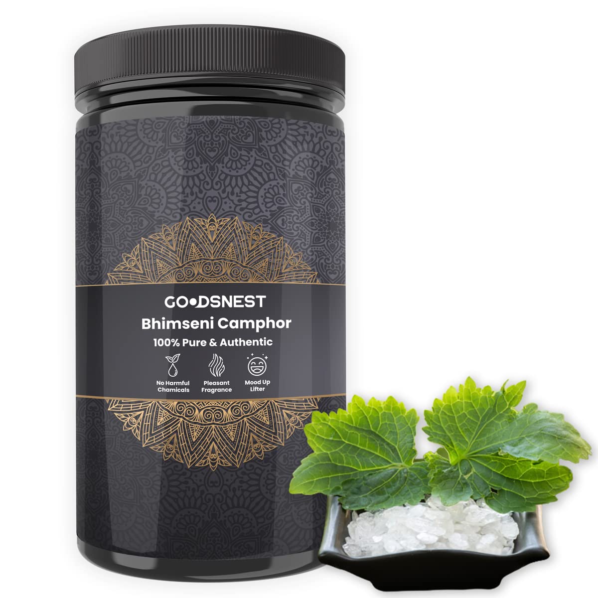 Goodsnest 100 Organic Bhimseni Camphor Original Long Lasting Pure ...
