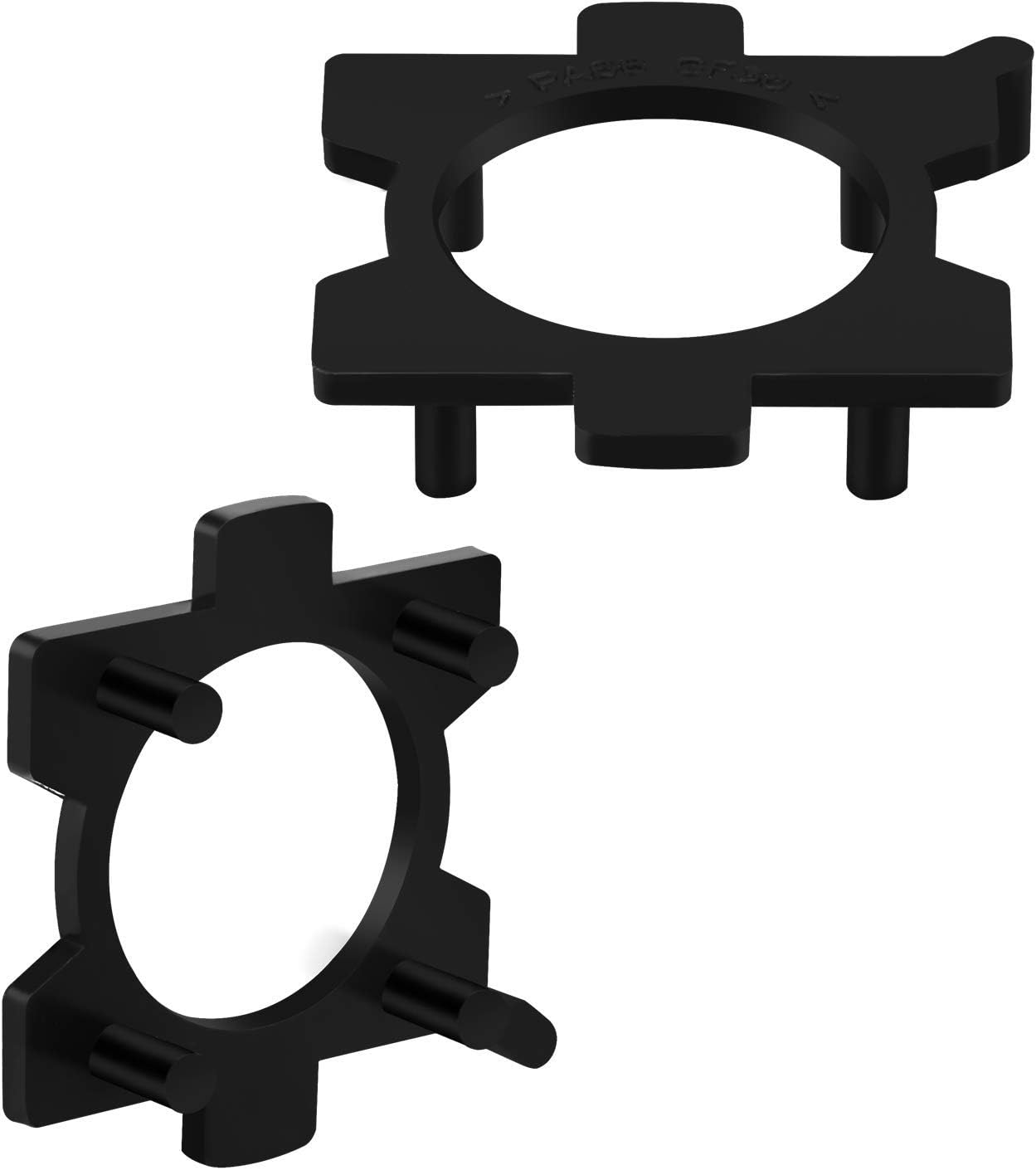 Amazon.com: Alla Lighting H7 LED Bulb Adapter Holders Socket Base H7 ...