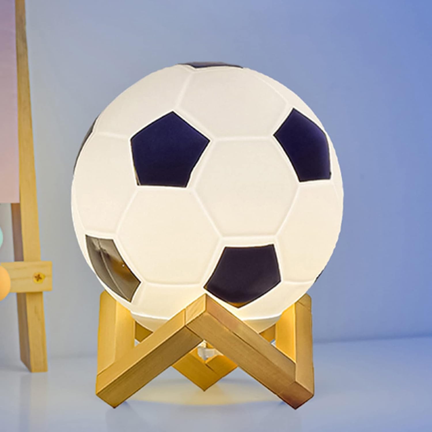 SILULCM Football Night Light, Football Gifts for Boys Girls, Glass ...