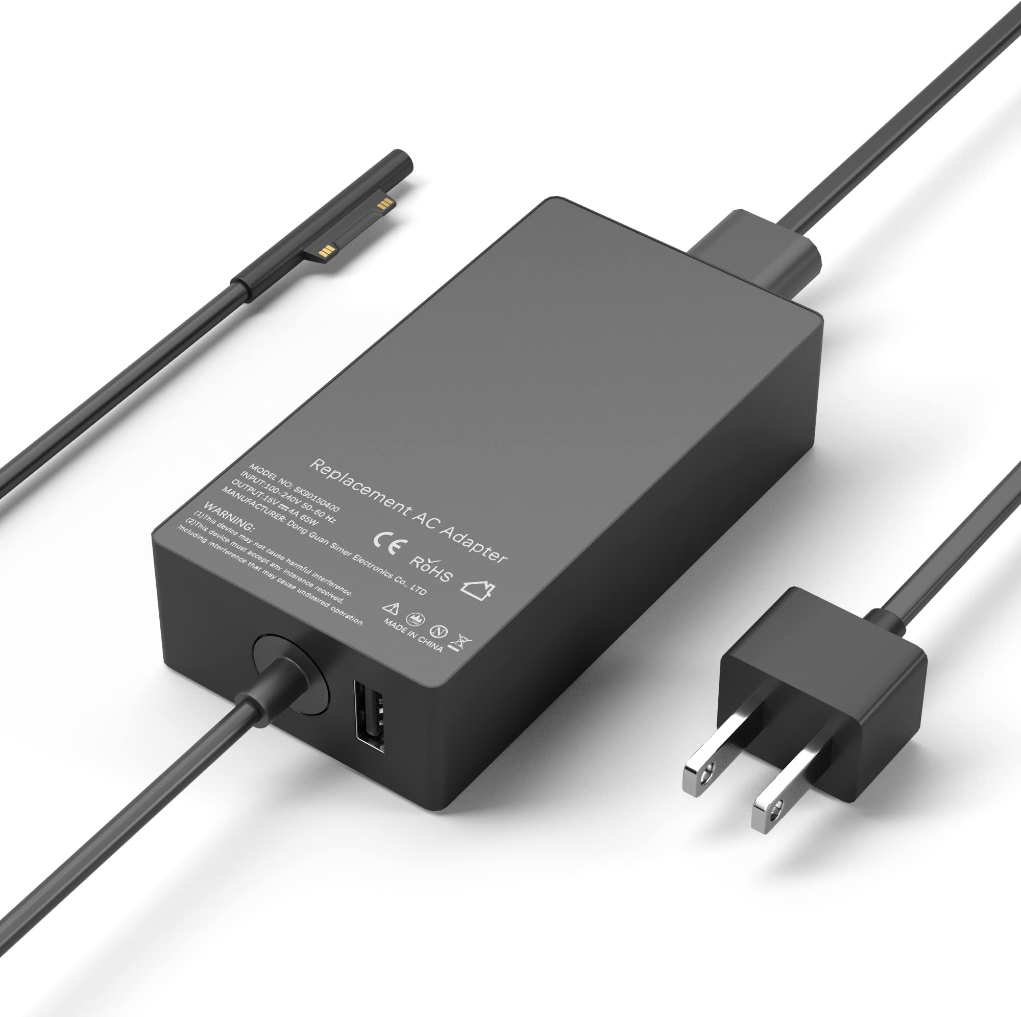 Amazon.com: Surface Pro Charger for Microsoft Surface Pro 9, 8, 7+, 7 ...