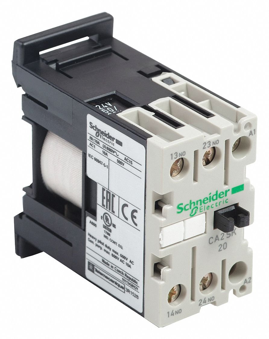 Amazon.com: Iec Control Relay, 1No/1Nc, 480Vac, 10A : Industrial ...